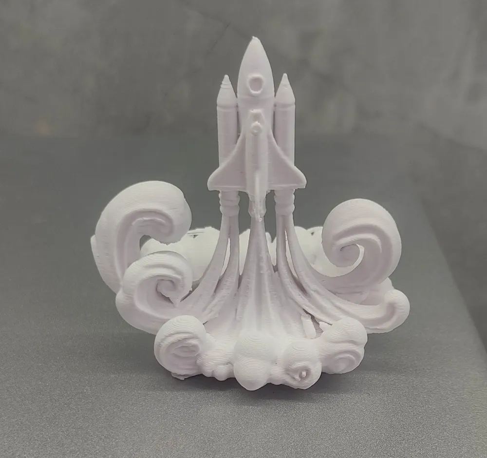 Rocket launch statue - Free 3D Print Model - MakerWorld
