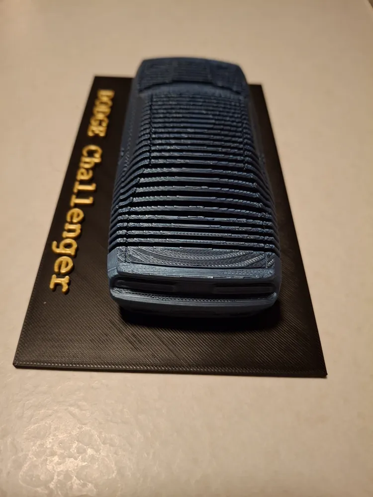 Sliced Dodge Challenger - Free 3D Print Model - MakerWorld