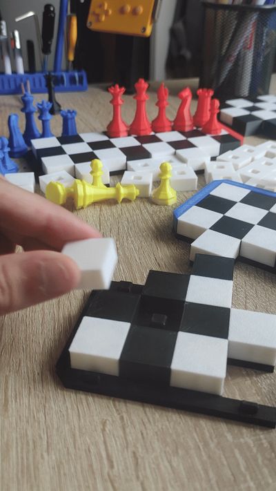 4 Player Chess Set by Aleolle MakerWorld: Download Free 3D Models