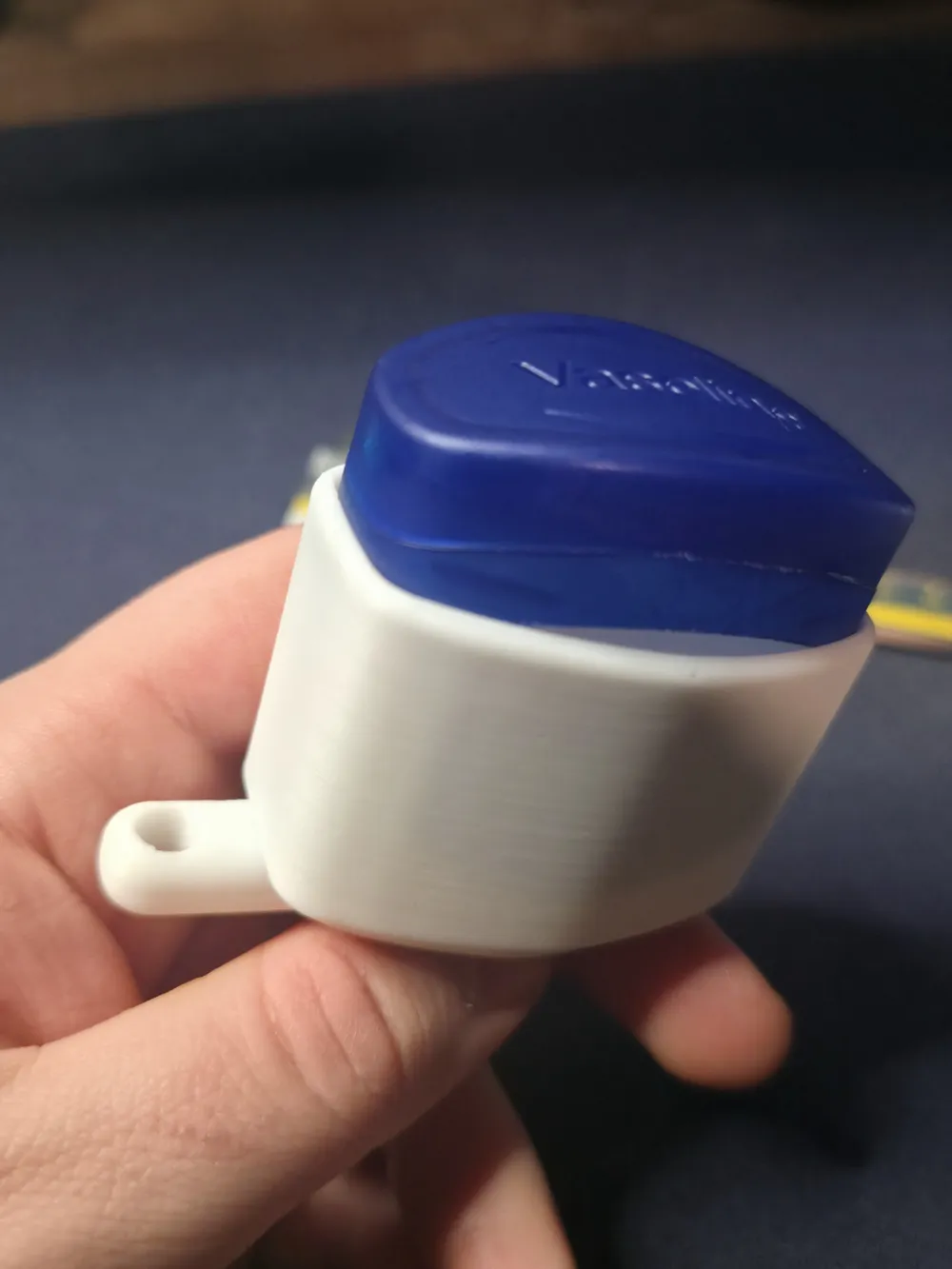 Vaseline Keychain Holder (1.75oz/49g) - Free 3D Print Model - MakerWorld