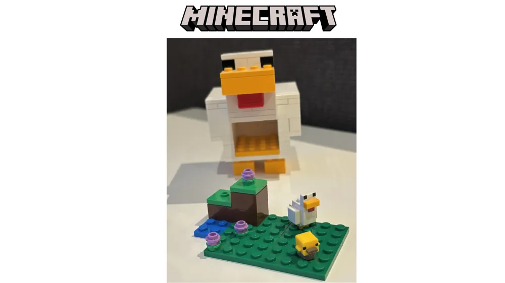 MINECRAFT Baby Chicken Building Block - Free 3D Print Model - MakerWorld