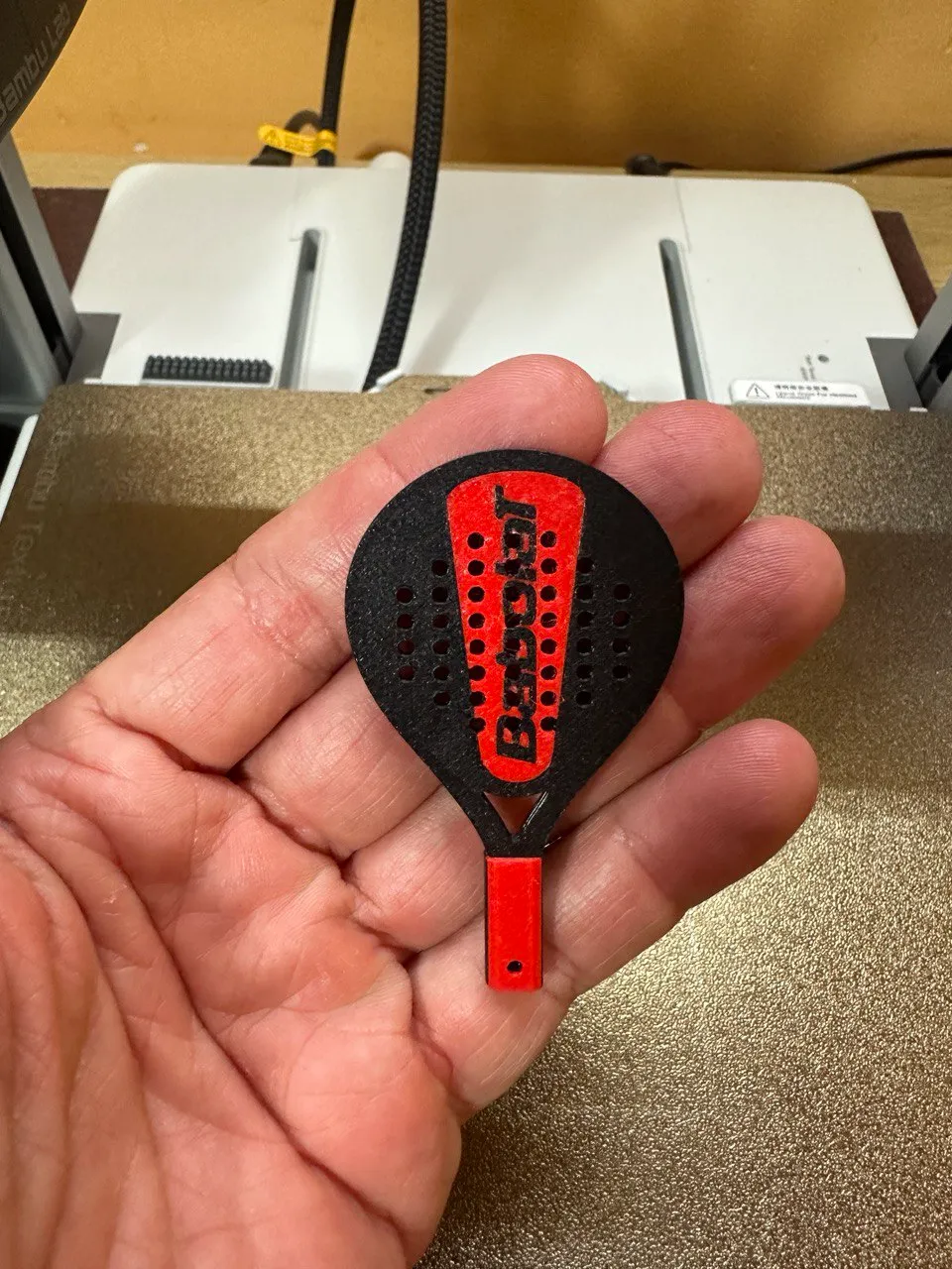 Babolat Padel Keychain by Josedj - MakerWorld