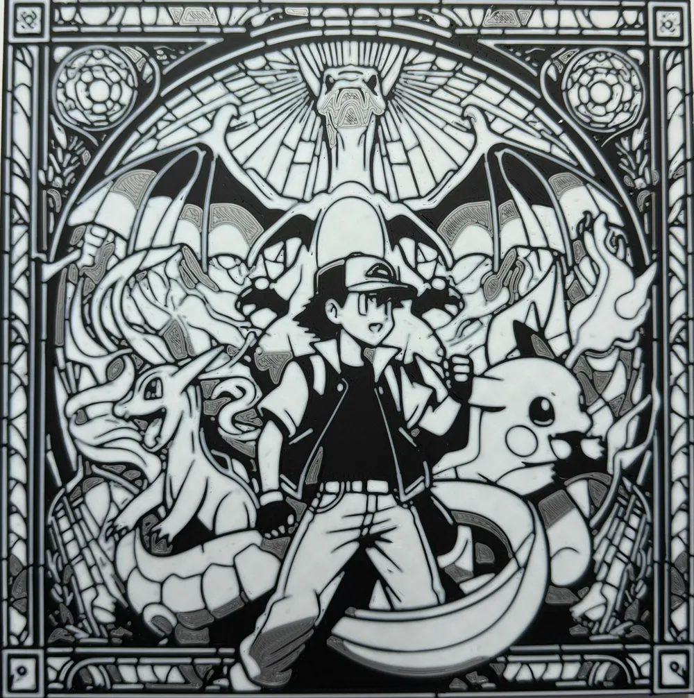 Wall art ( canvas) Pokemon by Mysstra hueforge 3Dart MakerWorld ...