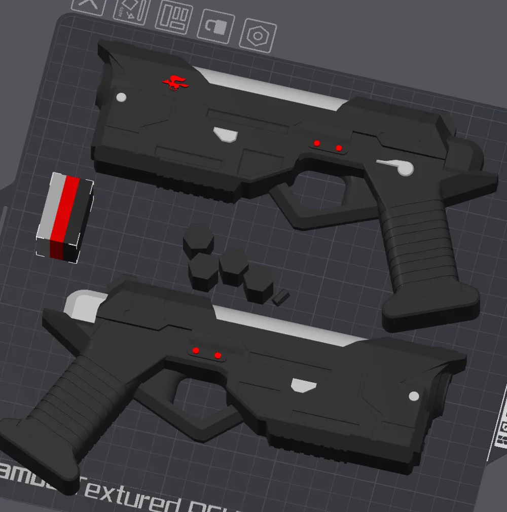 Star Fox Blaster Pistol by GemoGens MakerWorld: Download Free 3D Models