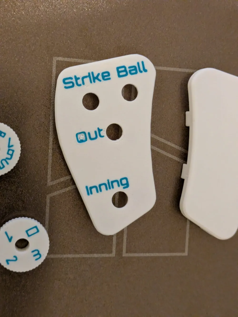 Baseball Umpire Indicator / Counter - Free 3D Print Model - MakerWorld