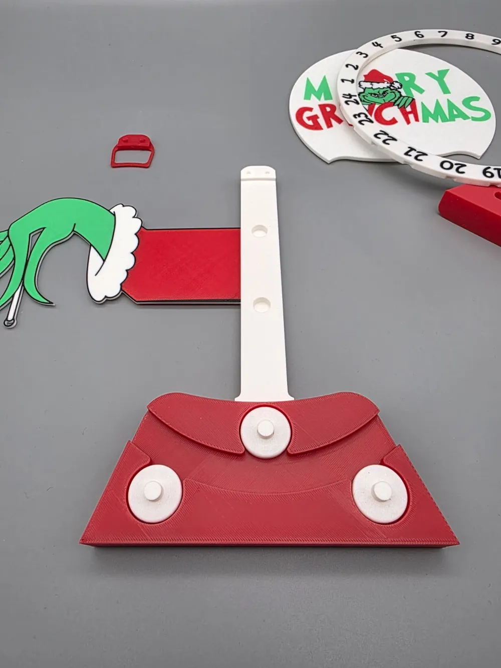 Merry Grinchmas Countdown – Christmas Calendar - Free 3D Print Model ...
