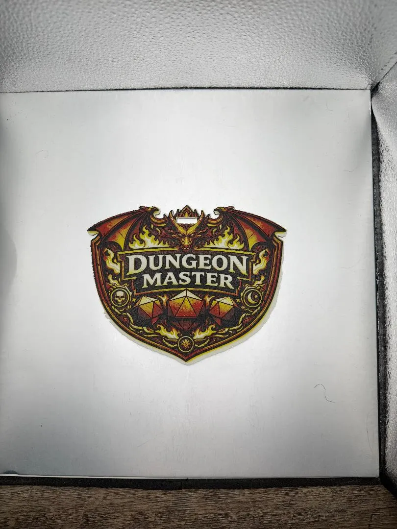 Dungeon Master Crest – RPG Table Display Hueforge - Free 3D Print Model ...