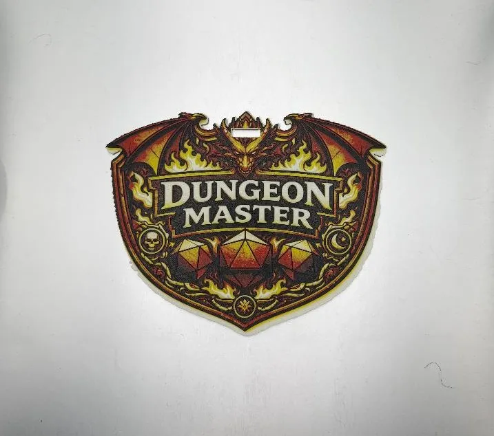 Dungeon Master Crest – RPG Table Display Hueforge - Free 3D Print Model ...
