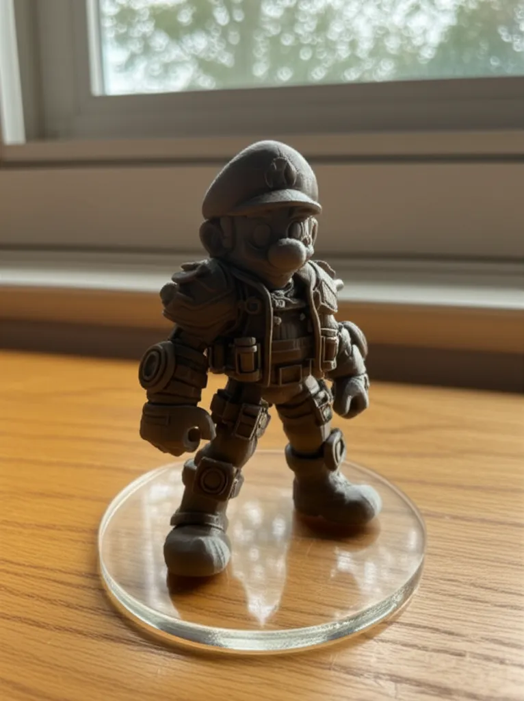 Cyber-Reconstruction: Tactical Mario by Jan D MakerWorld: Download Free 3D Models