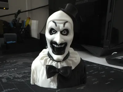 Terrifier - Art the Clown Bust (AMS Ready) by LazyTitan MakerWorld ...