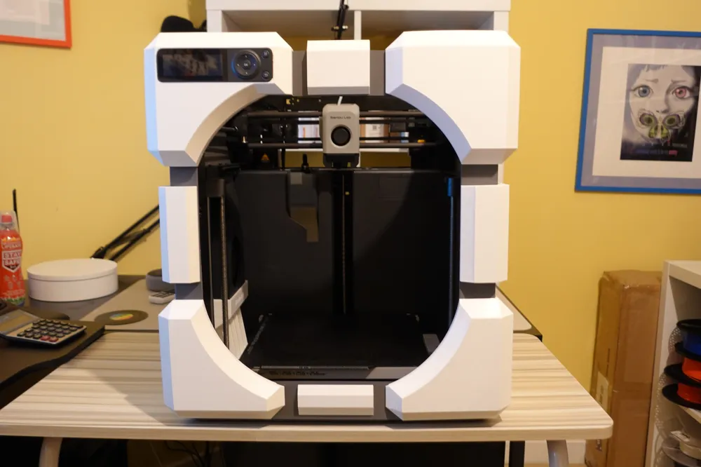 Companion Cube P1P Mod ( Bambu Lab ) Remixed by neil3dprints MakerWorld ...