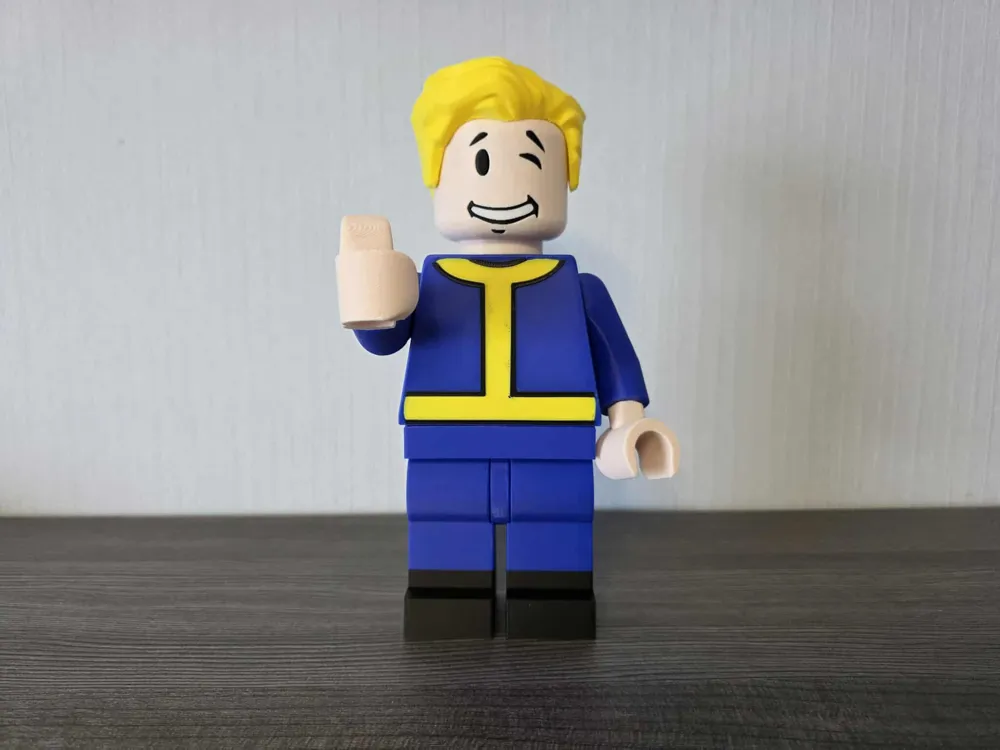 Vault Boy * Fallout * 500% ~ 21 cm - Free 3D Print Model - MakerWorld