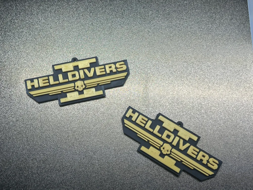 Hell Divers 2 Keychain by Tech Syndicate - MakerWorld