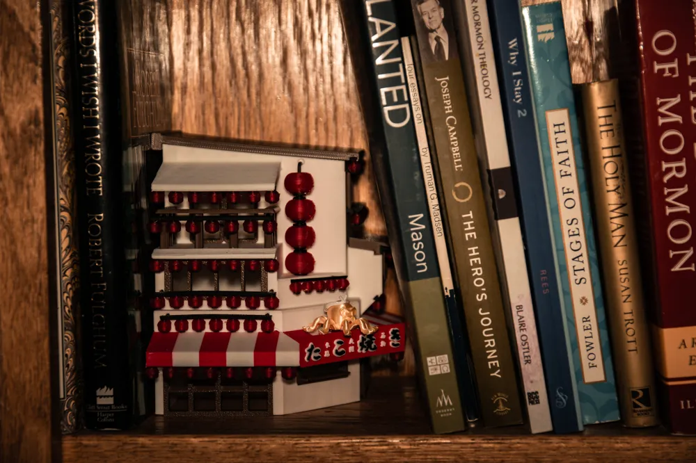 Tienda de Takoyaki (sin AMS) con versión de rincón de lectura - Modelo ...