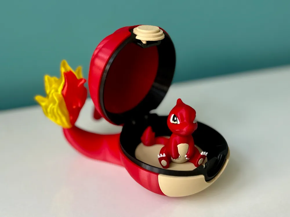 Balle Charmeleon - Pokémon - Pokéball Fonctionnelle - Modèle d ...