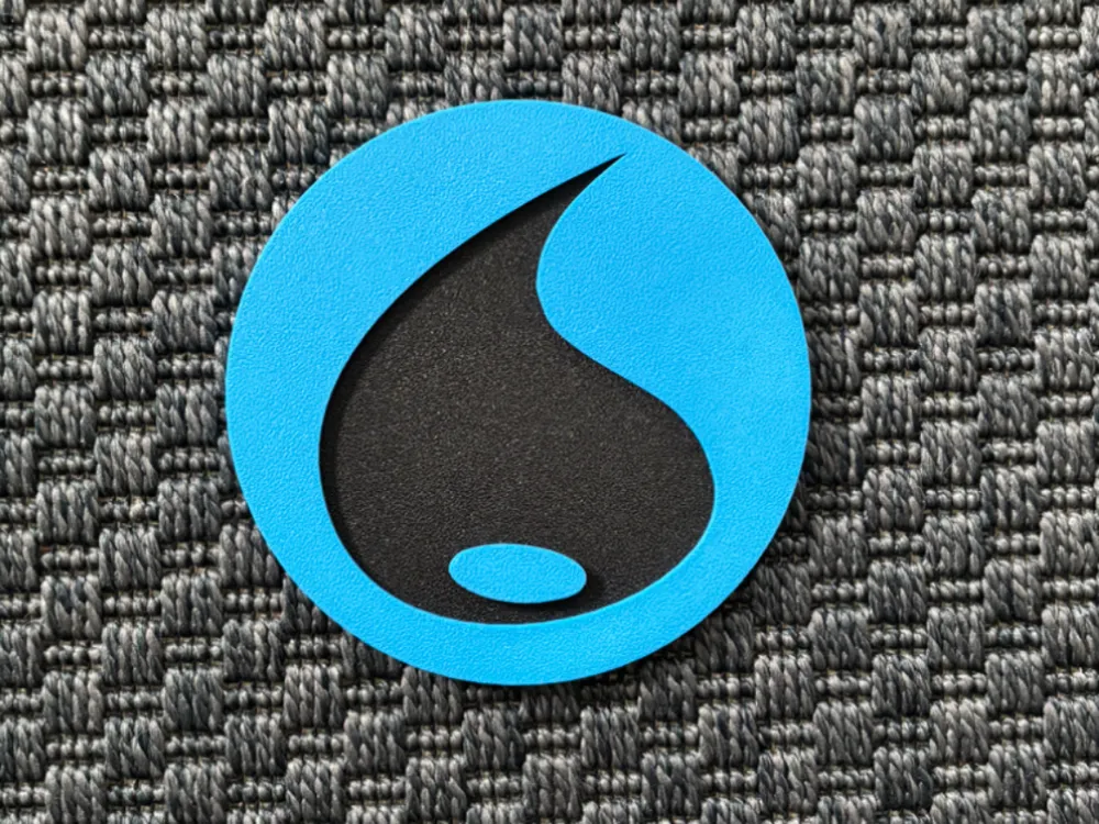 Water Emblem Pokemon Element - Free 3D Print Model - MakerWorld