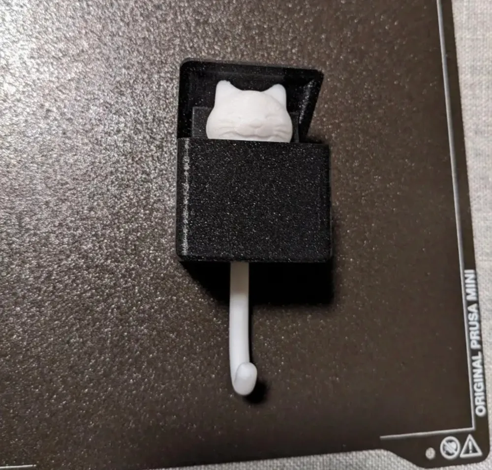 Cat Key Hook - Free 3D Print Model - MakerWorld
