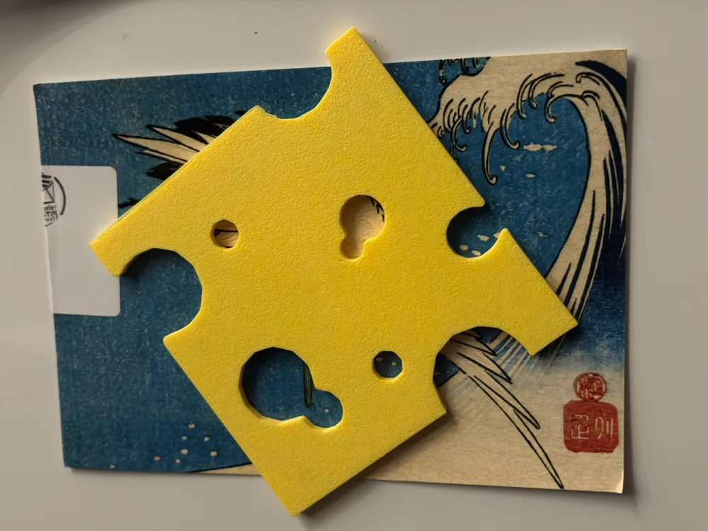Slice of Cheese - Fridge magnet by TravisBickle36 - MakerWorld