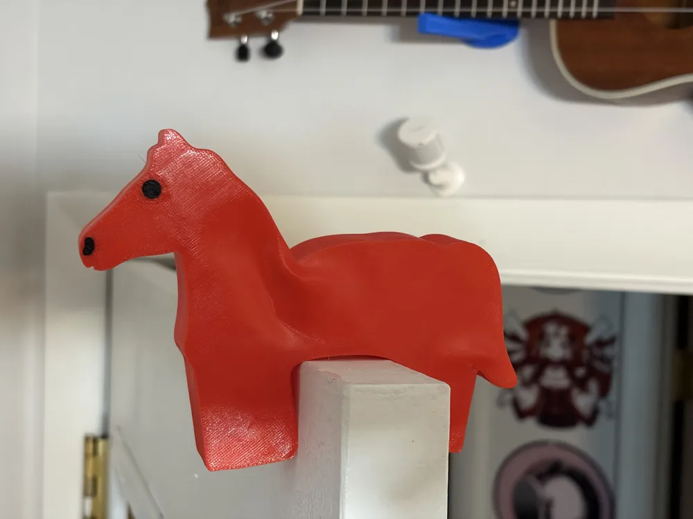TPU Horse Anti Pinch Door Stopper for Kids Safety - Free 3D Print Model ...