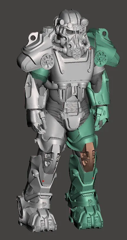 Fallout T-60 Power Armor - Full Cosplay (Wearable) - Free 3D Print ...
