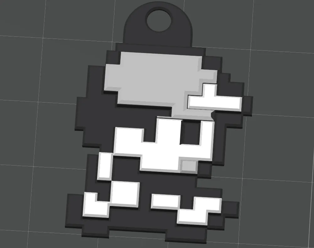 Pokemon Trainer Gen. 1 2D Pixel Keychain by Chipotle MakerWorld ...