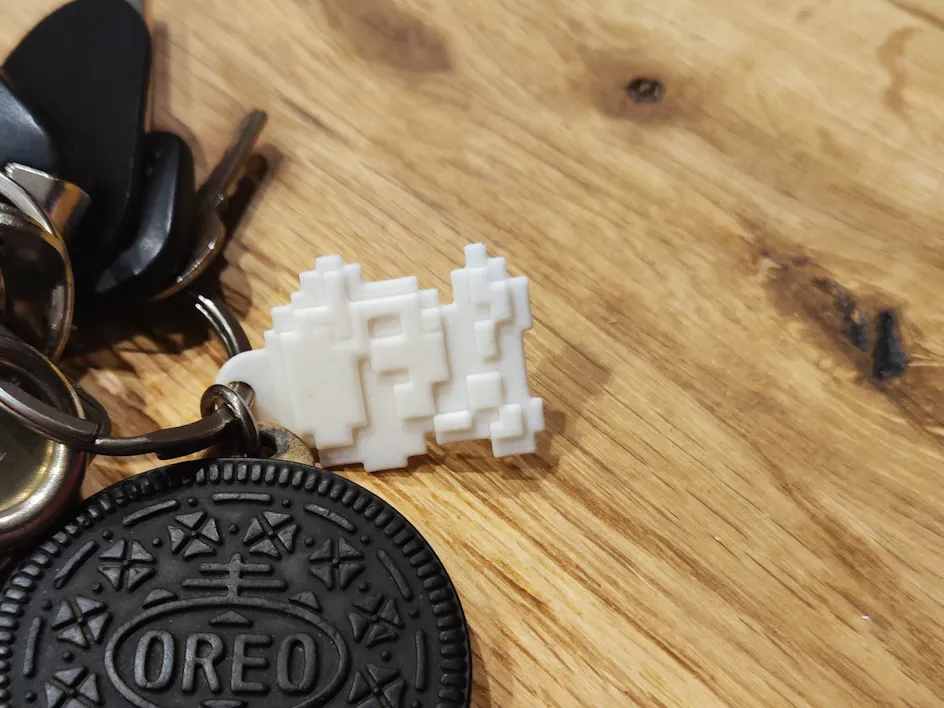 Pokemon Trainer Gen. 1 2D Pixel Keychain by Chipotle MakerWorld ...