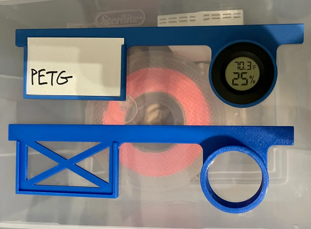 Hygrometer Holder for Sterilite 20Q/19L Gasket Box by RR of Bowport ...