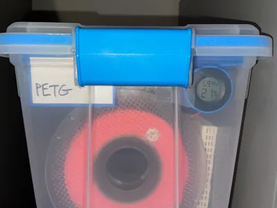 Hygrometer Holder for Sterilite 20Q/19L Gasket Box by RR of Bowport ...