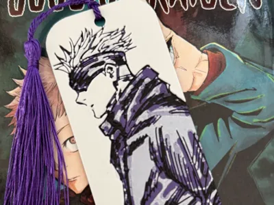 Jujutsu Kaisen Gojo Bookmark – Hueforge by Yoda - MakerWorld