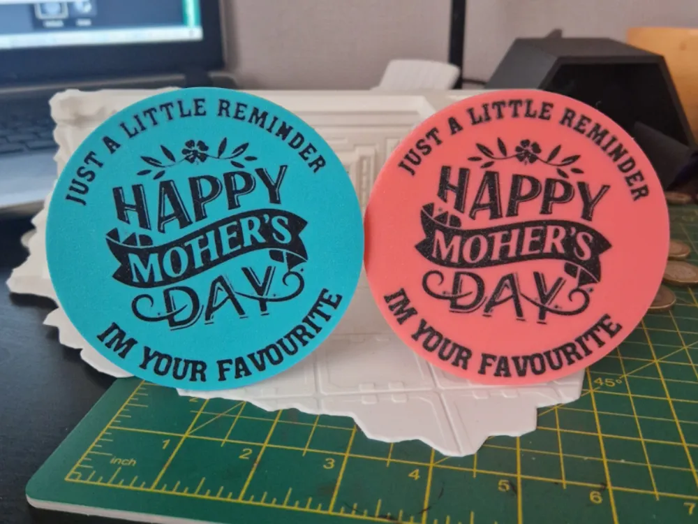 mothers day coaster by MagicalMan - MakerWorld
