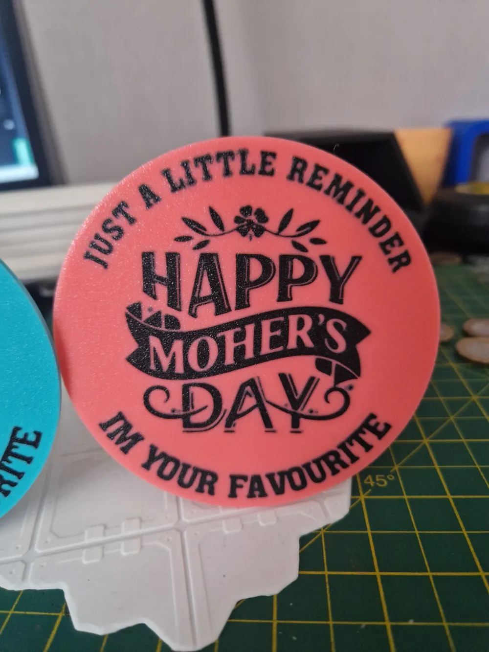 mothers day coaster by MagicalMan MakerWorld: Download Free 3D Models