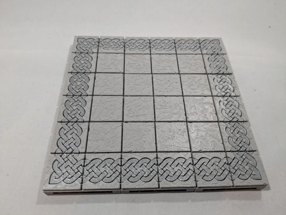 Celtic Knotwork Cut Stone Floor (OpenLOCK system) - Free 3D Print Model ...