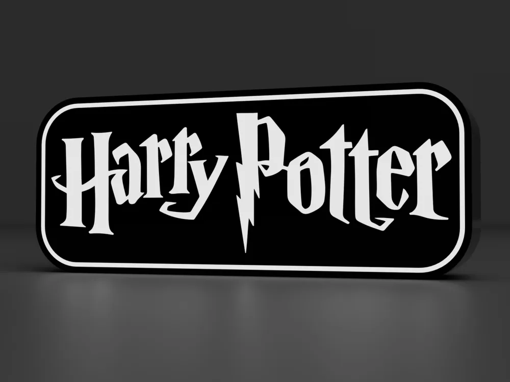 Harry Potter LED LightBox by Lozagon1234 - MakerWorld