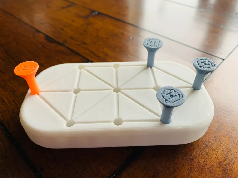 Hare and Hounds - Strategy Board Game - Free 3D Print Model - MakerWorld
