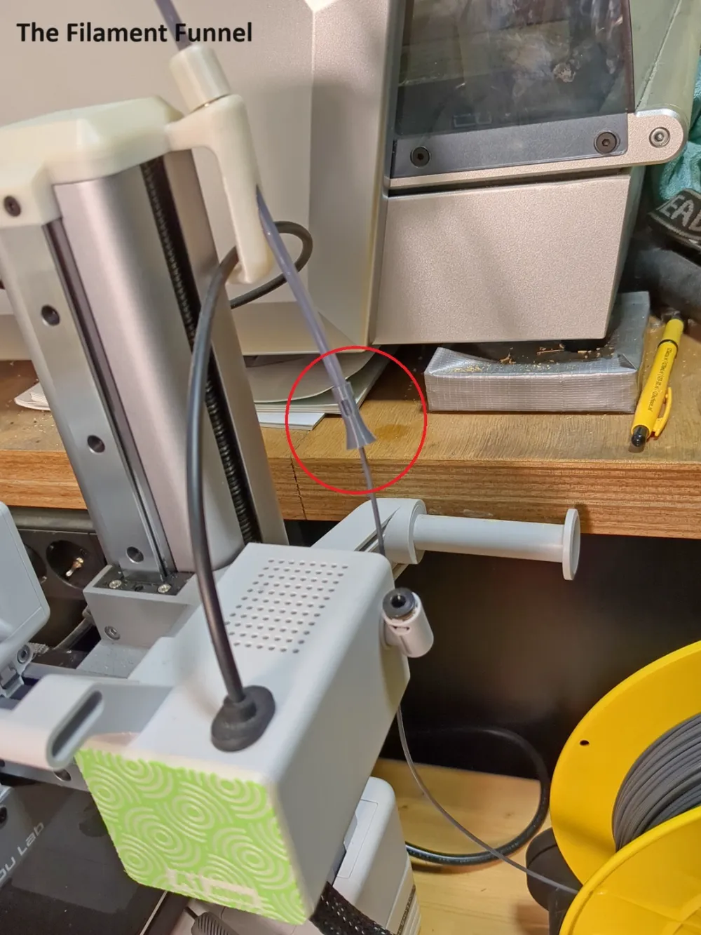 A1 Mini Cable- and Filament-guide by Coat Over MakerWorld: Download ...