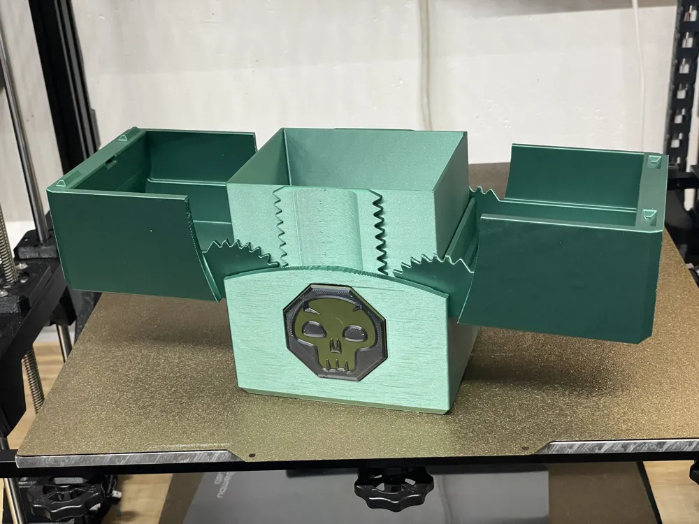 An oversized geared deck box for Planechase decks. - Free 3D Print ...
