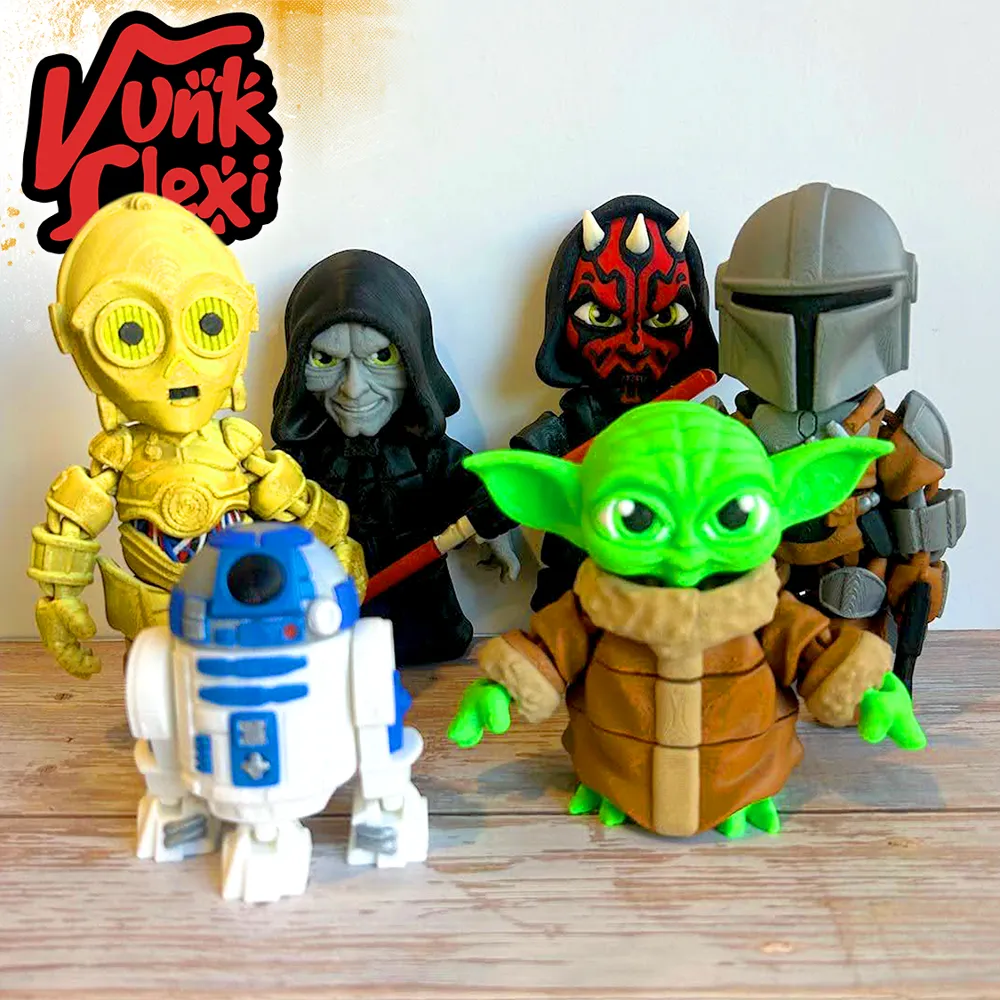 Emperor Palpatine MultiColor Flexi Print-In-Place by Vunk Flexis ...