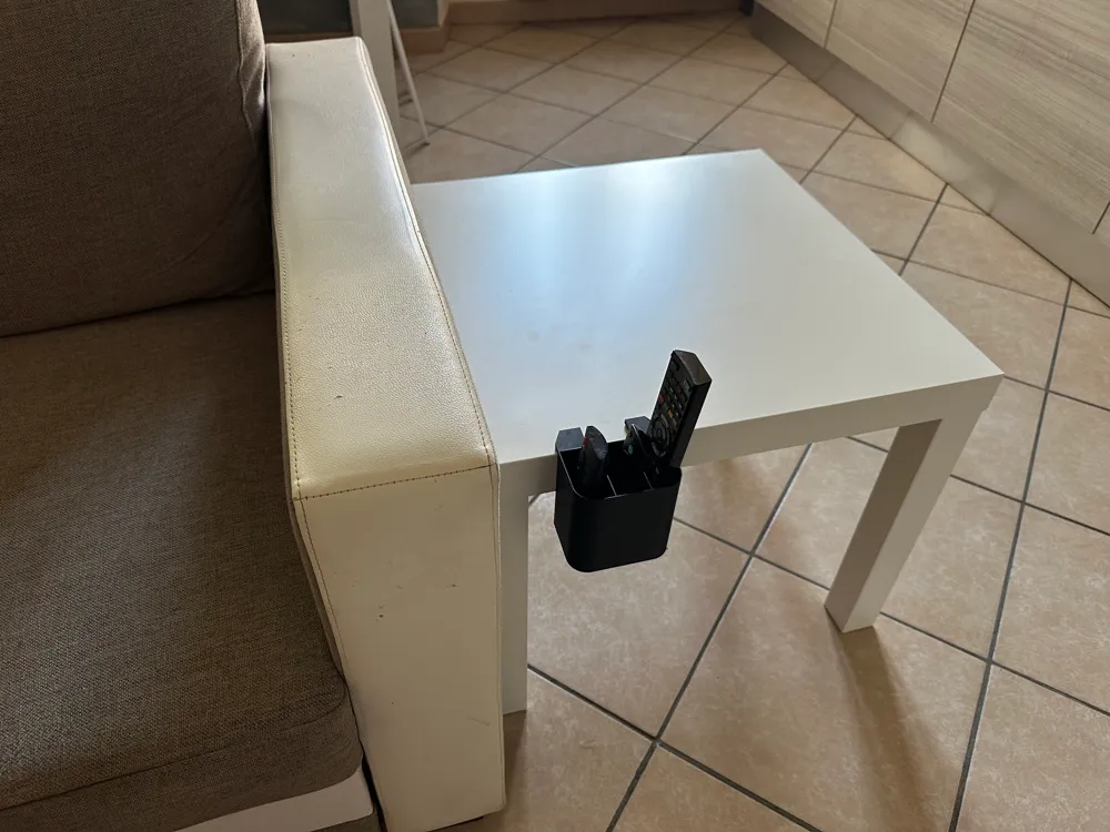 Remote Control Holder for IKEA Lack Series - Free 3D Print Model ...