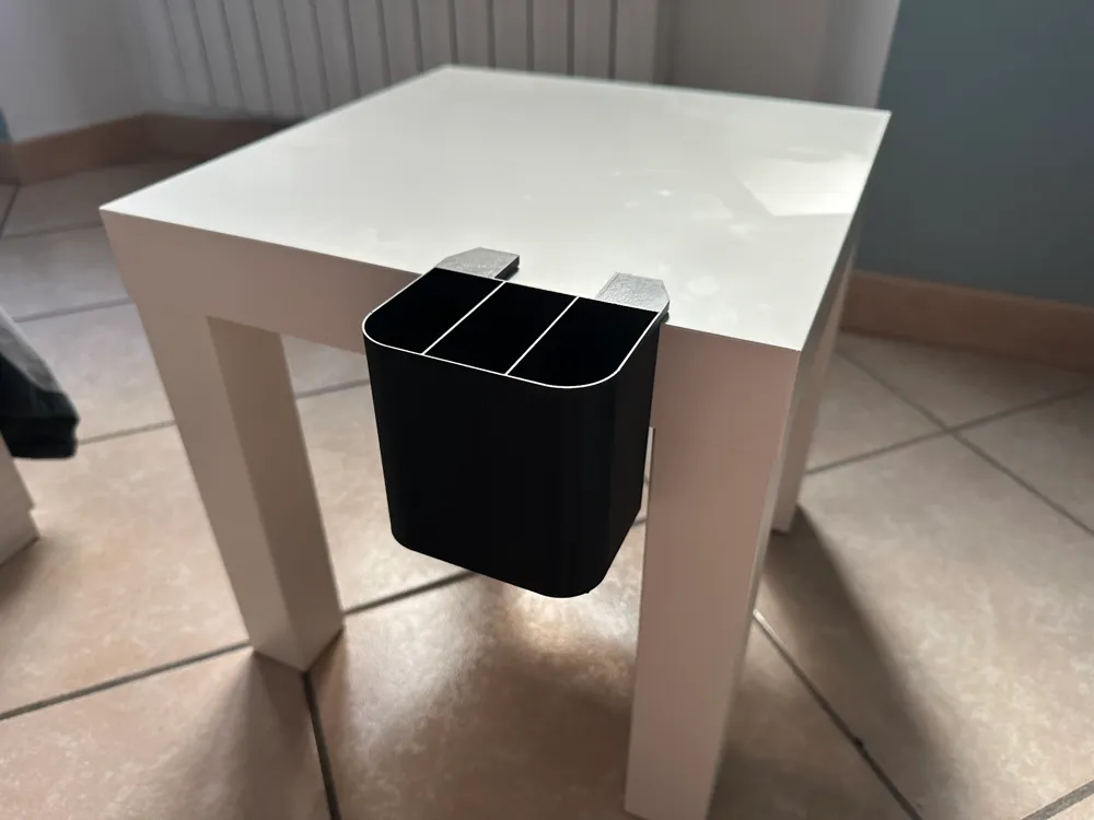 Remote Control Holder for IKEA Lack Series - Free 3D Print Model ...
