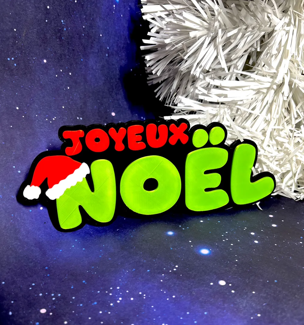 joyeux Noël (French Merry Christmas) decor by 3Dimension Customs ...