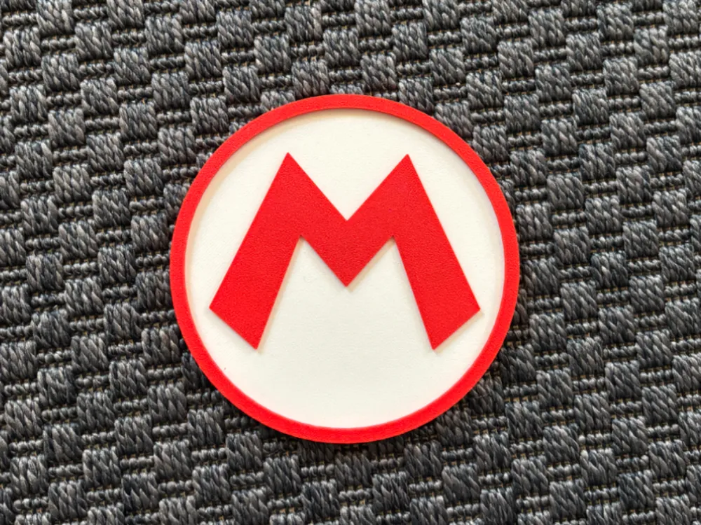 Mario Emblem Super Mario by Rianski Schipanski MakerWorld: Download ...