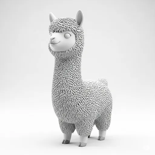 Alpaca animal miniature by Pachira Planters MakerWorld: Download Free ...