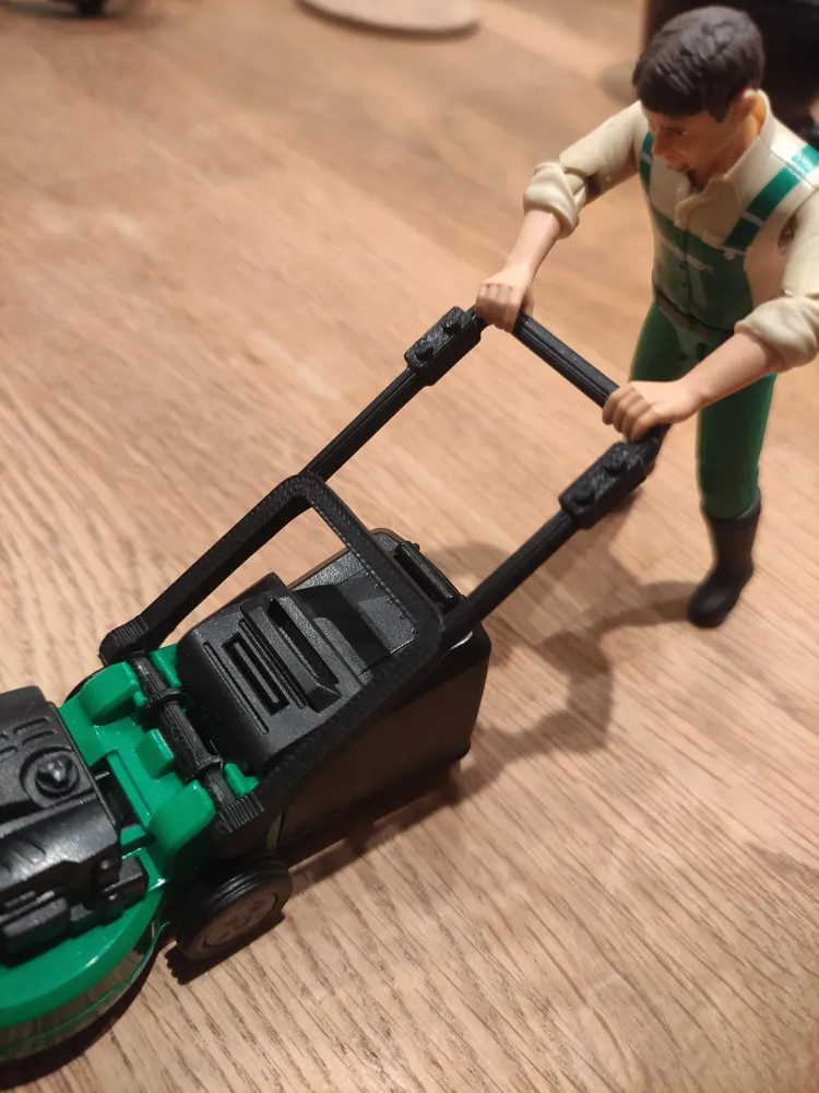 Bruder Lawnmower Handle - Free 3D Print Model - MakerWorld