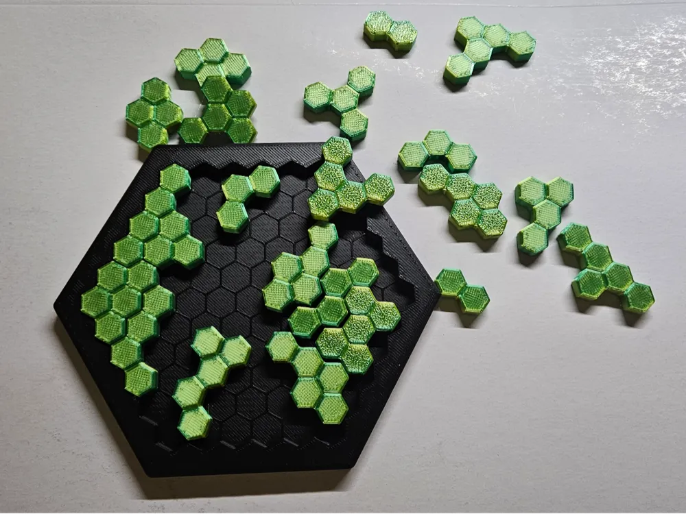 Hex puzzle 6x6 - lvl expert by Joker - MakerWorld