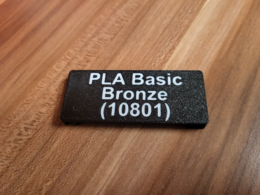 Spool Labels - all colors - with Bambulab order codes Remixed by Lexian ...