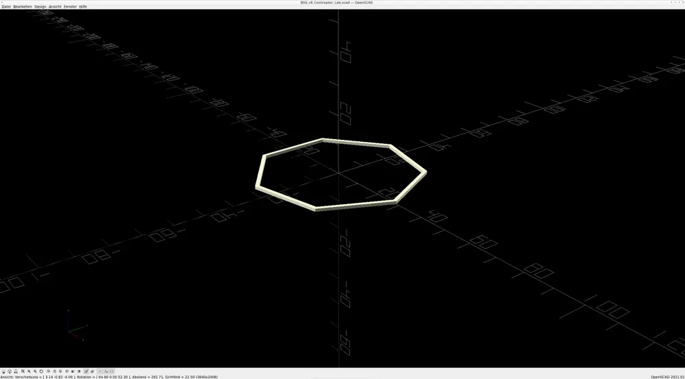 BSG 2D SEPTAGON FRAME | Basic shape by Contraptor Lab - MakerWorld