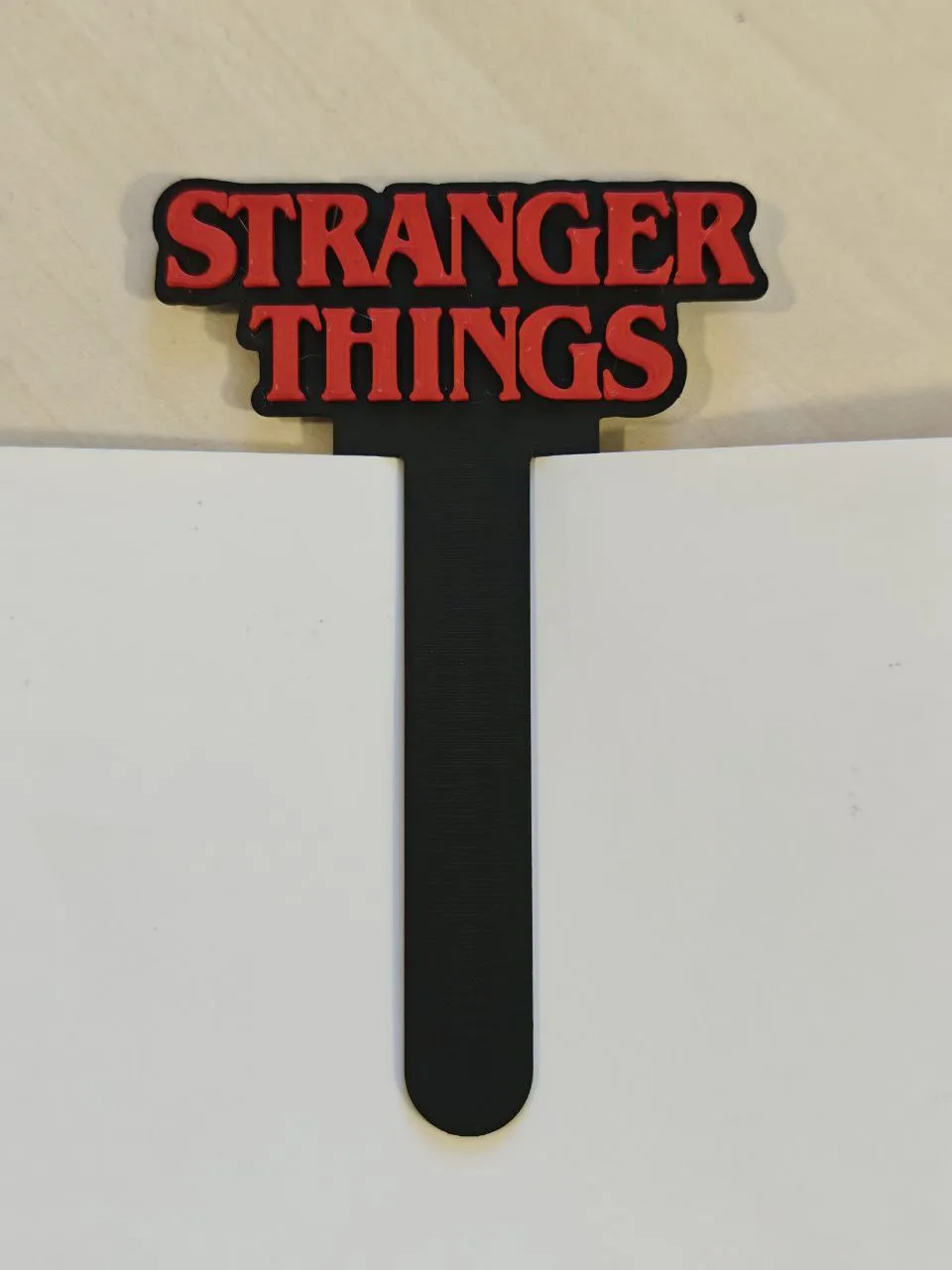 Stranger Things Bookmark - Free 3D Print Model - MakerWorld