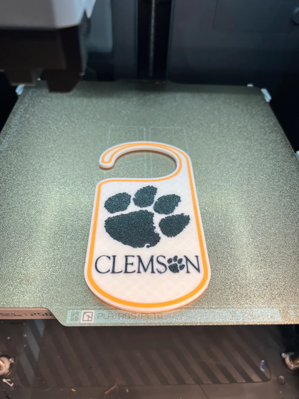 Clemson Tigers door hanger - Free 3D Print Model - MakerWorld