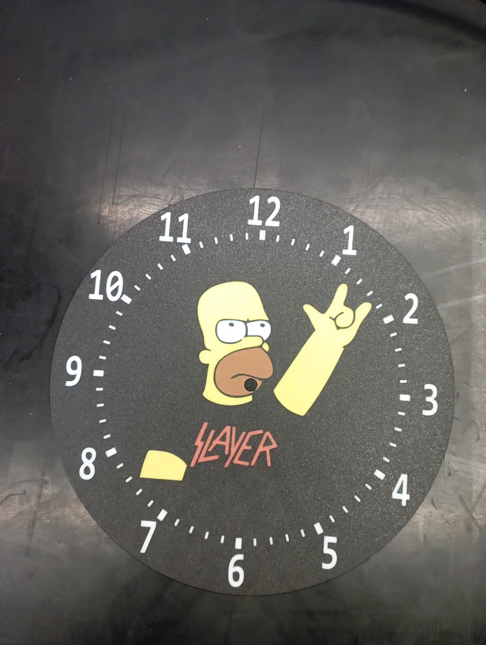 Slayer Homer Simpson wall clock wall clock by franz-werra - MakerWorld