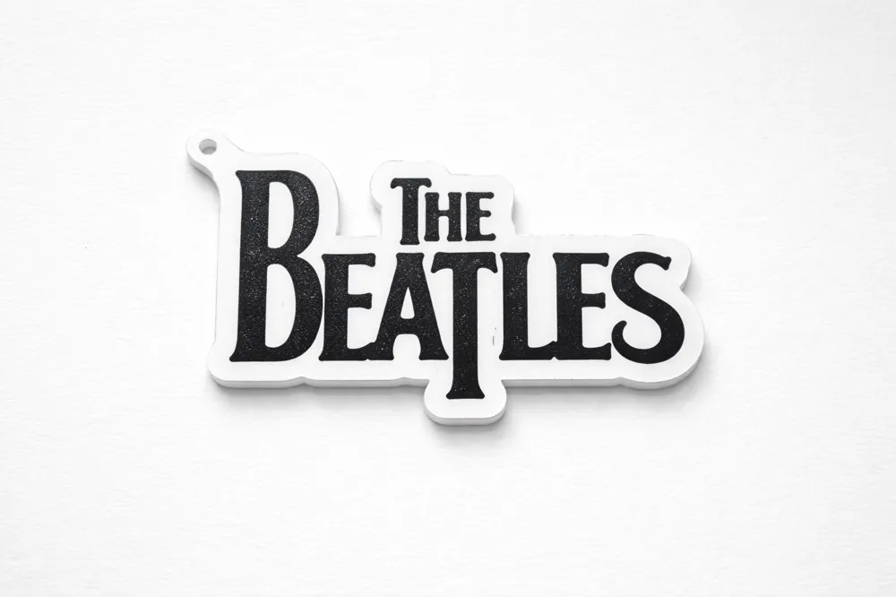 THE BEATLES Logo Keychain - Free 3D Print Model - MakerWorld